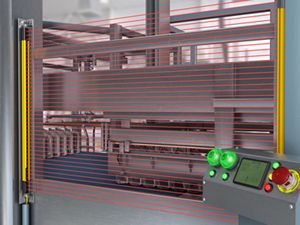 Safety Light Screens Guard Operators from Sweep Bar