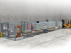 Palletizer Factory Io Machine Safety Solutions By ONExia: Protecting