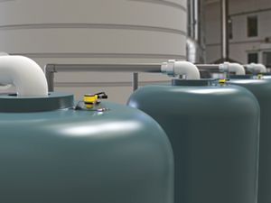 塑料储罐中的液位监测