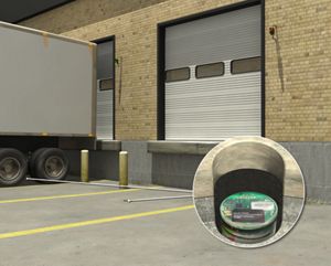 Detection and Indication of Vehicle Arrival at Loading Dock