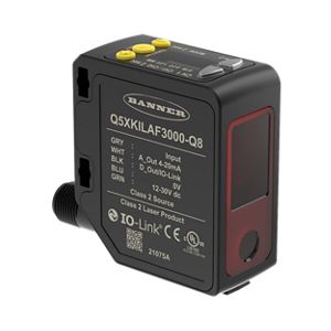 Q5XKILAF3000-Q8 | Q5X Series High Power, Multi-Function Laser Sensor