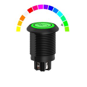 Botón Táctil Multicolor Programable de 22 mm de la Serie S22 Pro