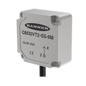 QM30VT2-SS-9M | QM30VT 2-Axis Vibration Sensors