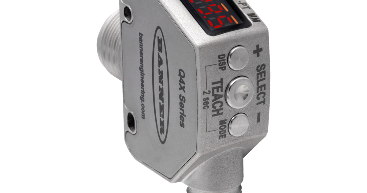 Q4X Series Rugged Laser Distance Sensor Q4X Series Rugged Laser Distance Sensor